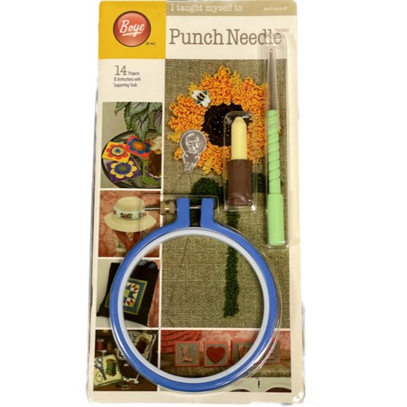 Boye | Other | Boye I Taught Myself To Punch Needle Kit W 4 Projects ...